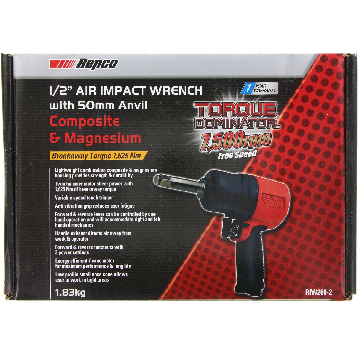 Repco Imapct Wrench With Extended Anvil - RIW260-2 - Repco | Repco New ...