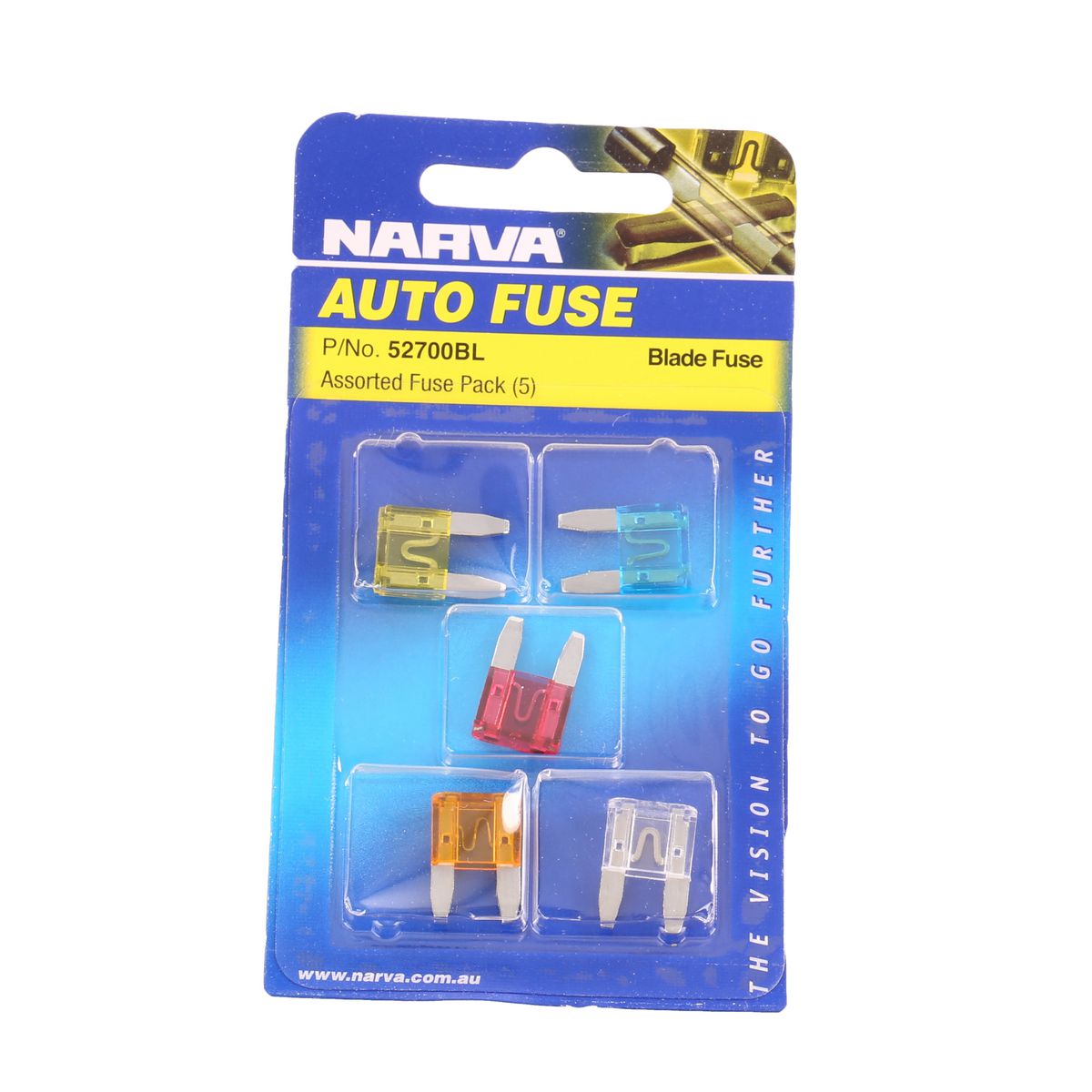 Narva Mini Blade Fuse Assortment 5 Pce - 52700BL - Narva | Repco New ...