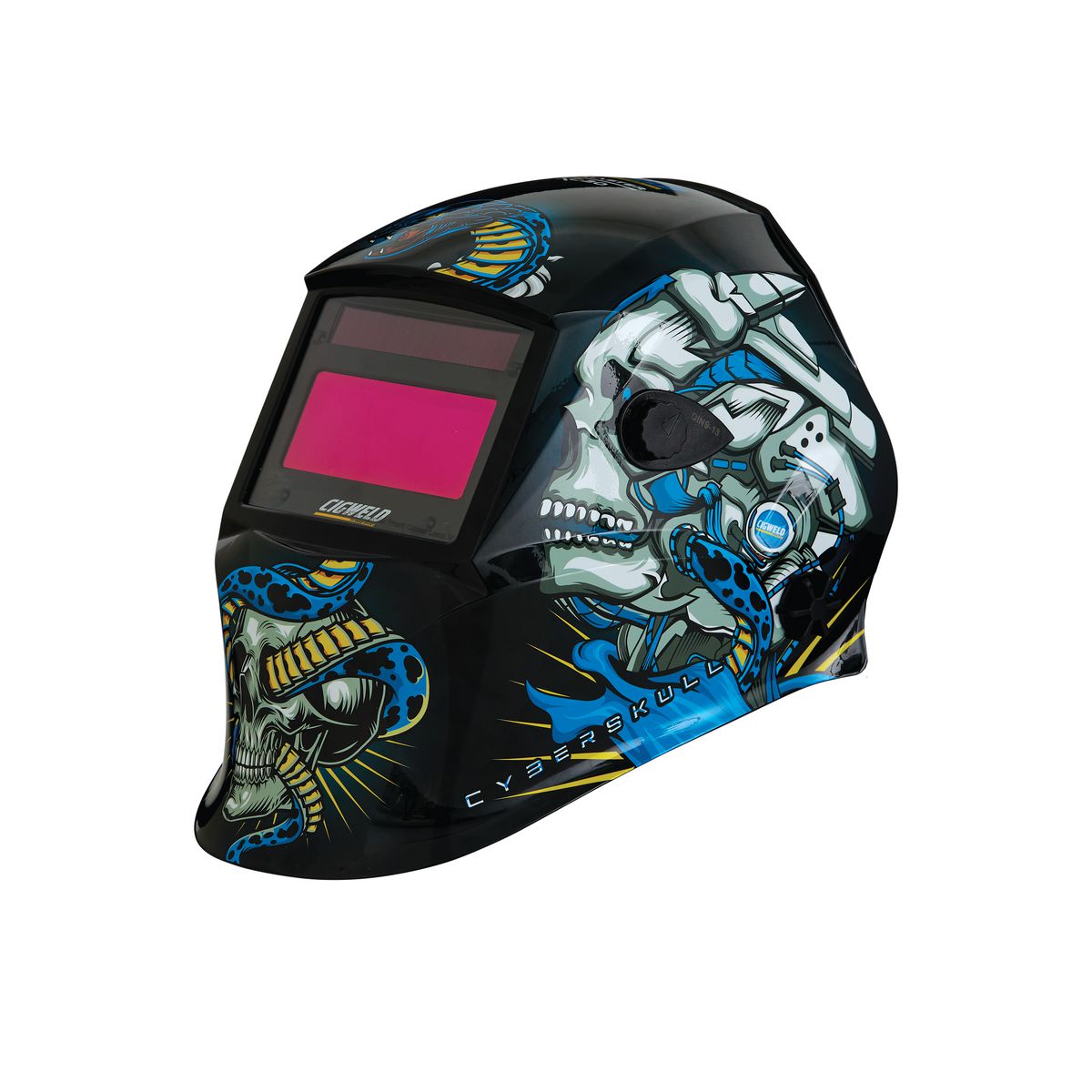 Cigweld Arcmaster Welding Helmet XC30 CYBERSKULL GRAPHIC - WHAMXC230 ...