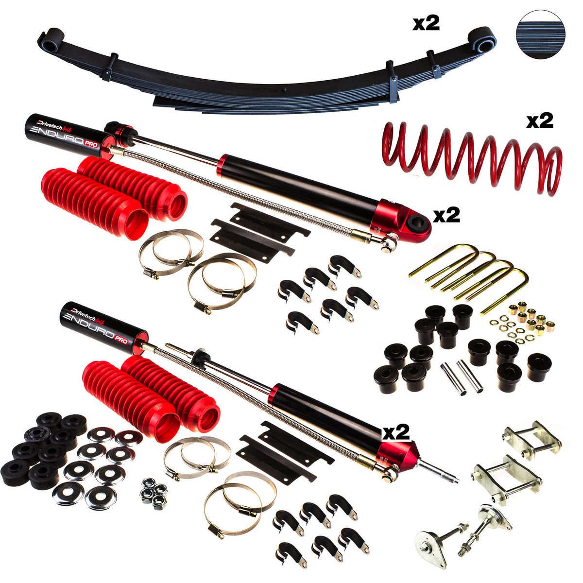 Drivetech 4x4 Enduro Pro Suspension Lift Kit - DTSK-TOY08JR - Drivetech ...