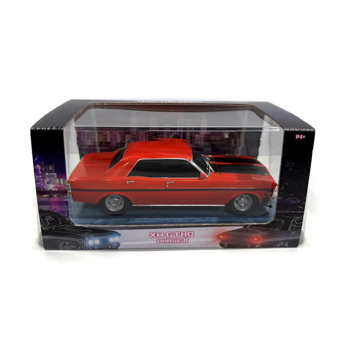 DDA Collectibles 1:24 Ford XW GTHO Poppy Light Up Model Car - DDALU-RP ...