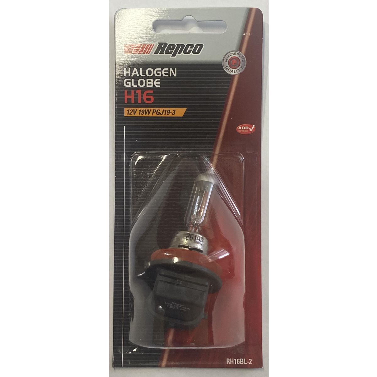 Repco Halogen Headlight Globe Standard H16 12V 19W Pgj193 - RH16BL-2 ...