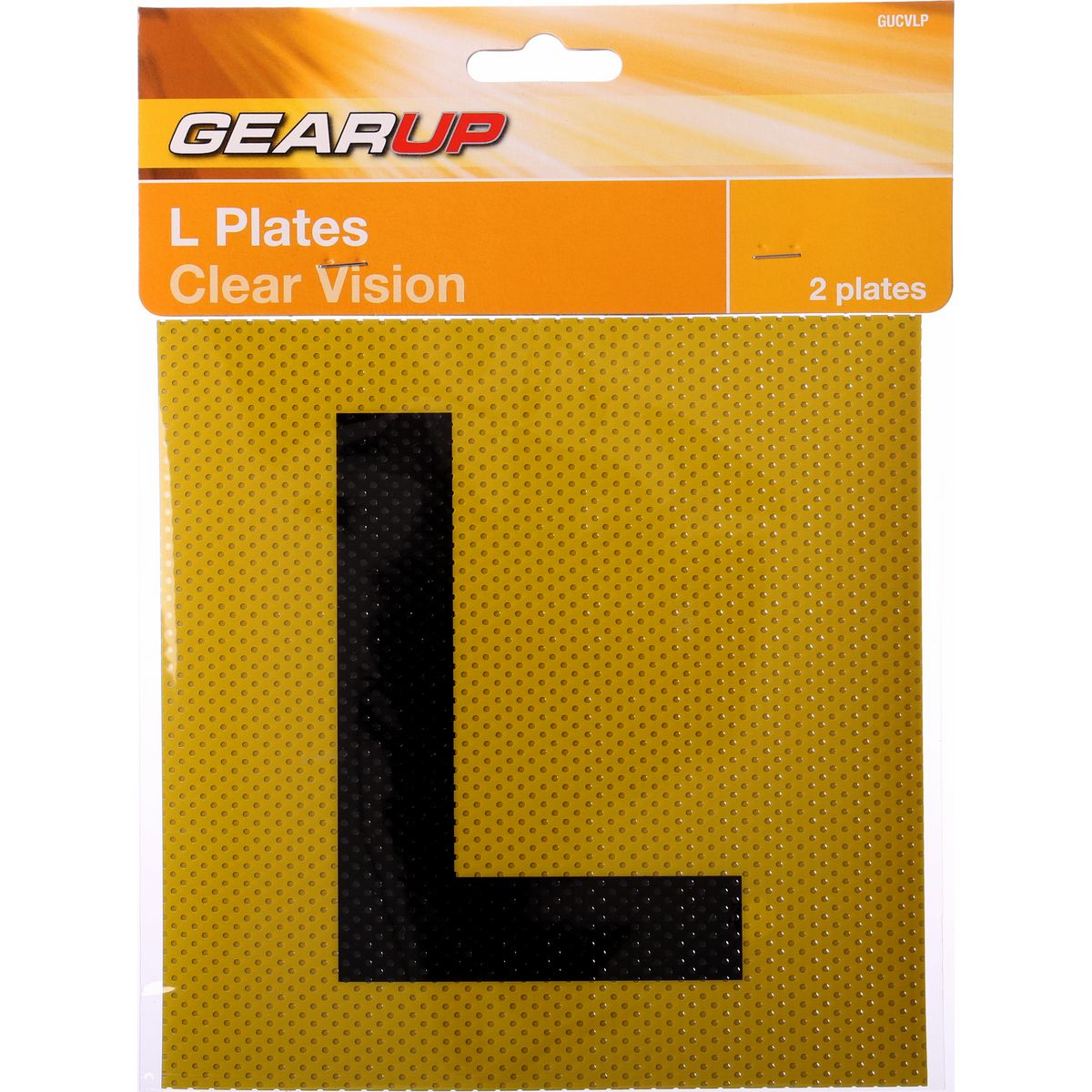 Gear Up L Plate Set - Clear Vision - GUCVLP - Gear Up | Repco New Zealand