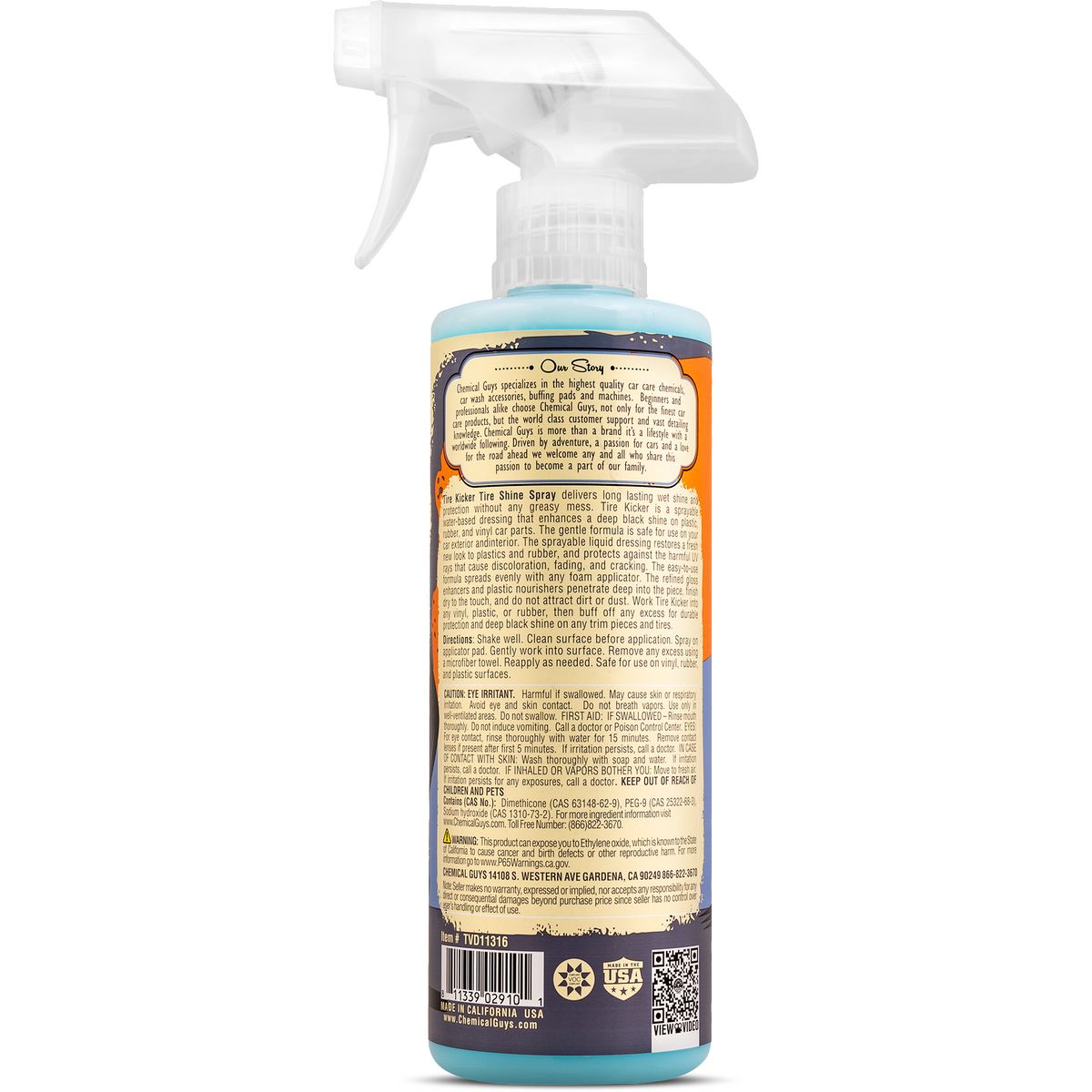Chemical Guys Tire Kicker Extra Glossy Tyre Shine 473ml - TVD11316 ...
