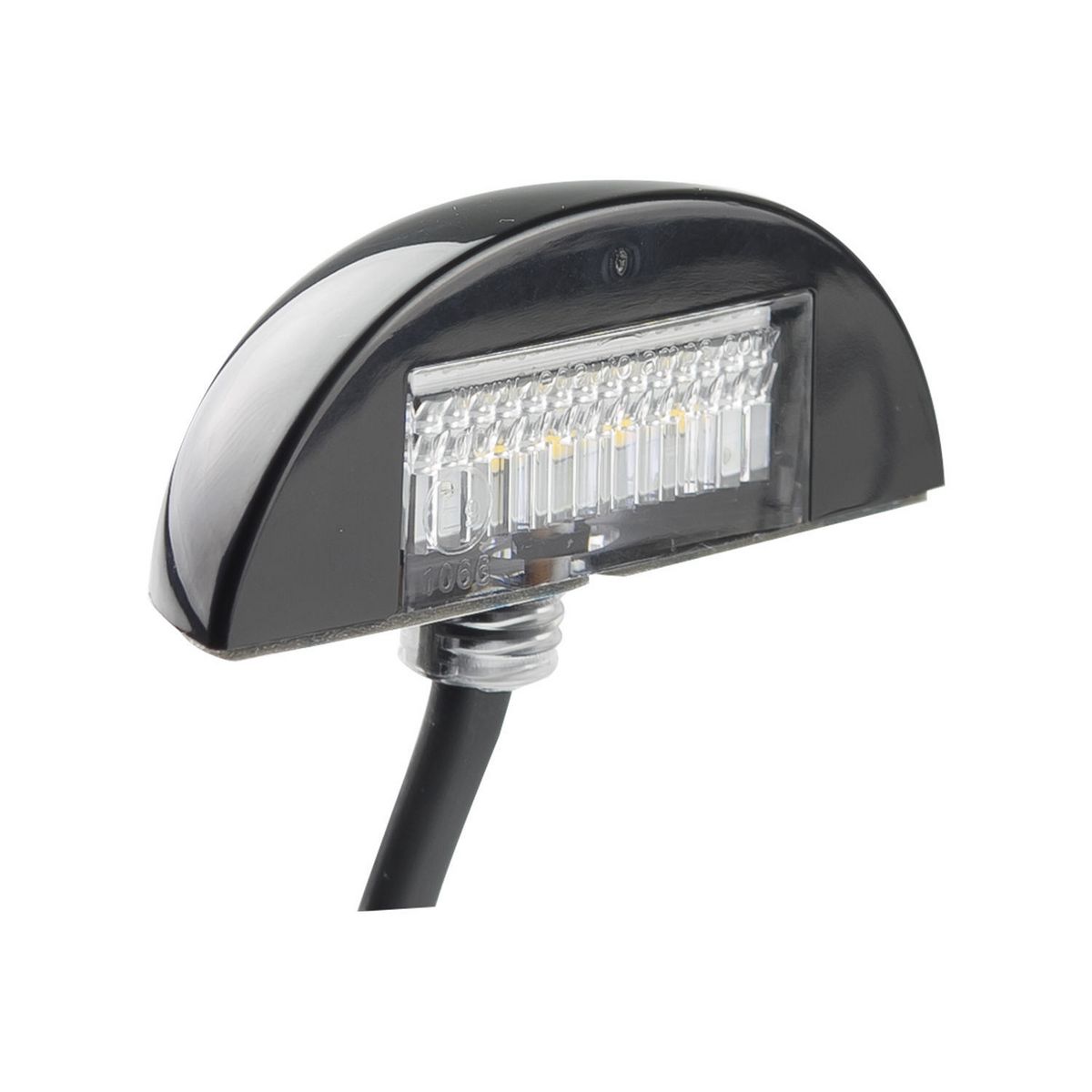 LED Autolamps Licence Plate LED Light 4 LEDs 12/24v Black Housing 50cm ...