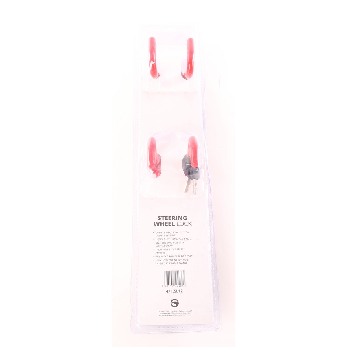 Wildcat Double Hook Steering Wheel Lock - 47 KSL12 - Steering Wheel ...