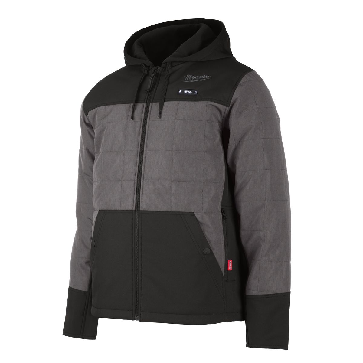 Milwaukee M12 AXIS Heated Jacket Grey - M - M12HPJGREY0M - Milwaukee ...